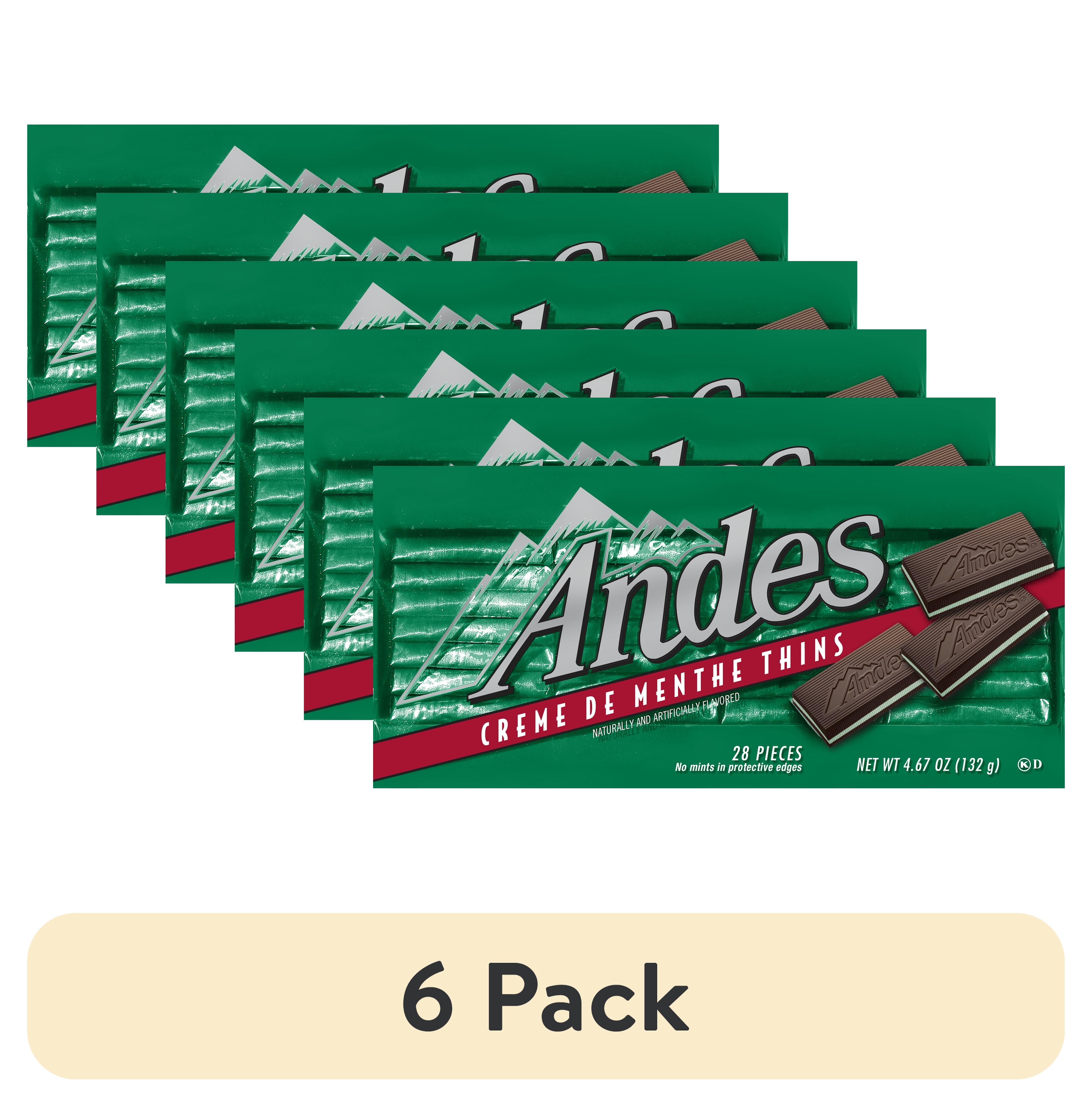 (6 pack) Andes Crème de Menthe Thin Mints, 4.67 oz. - Walmart.com