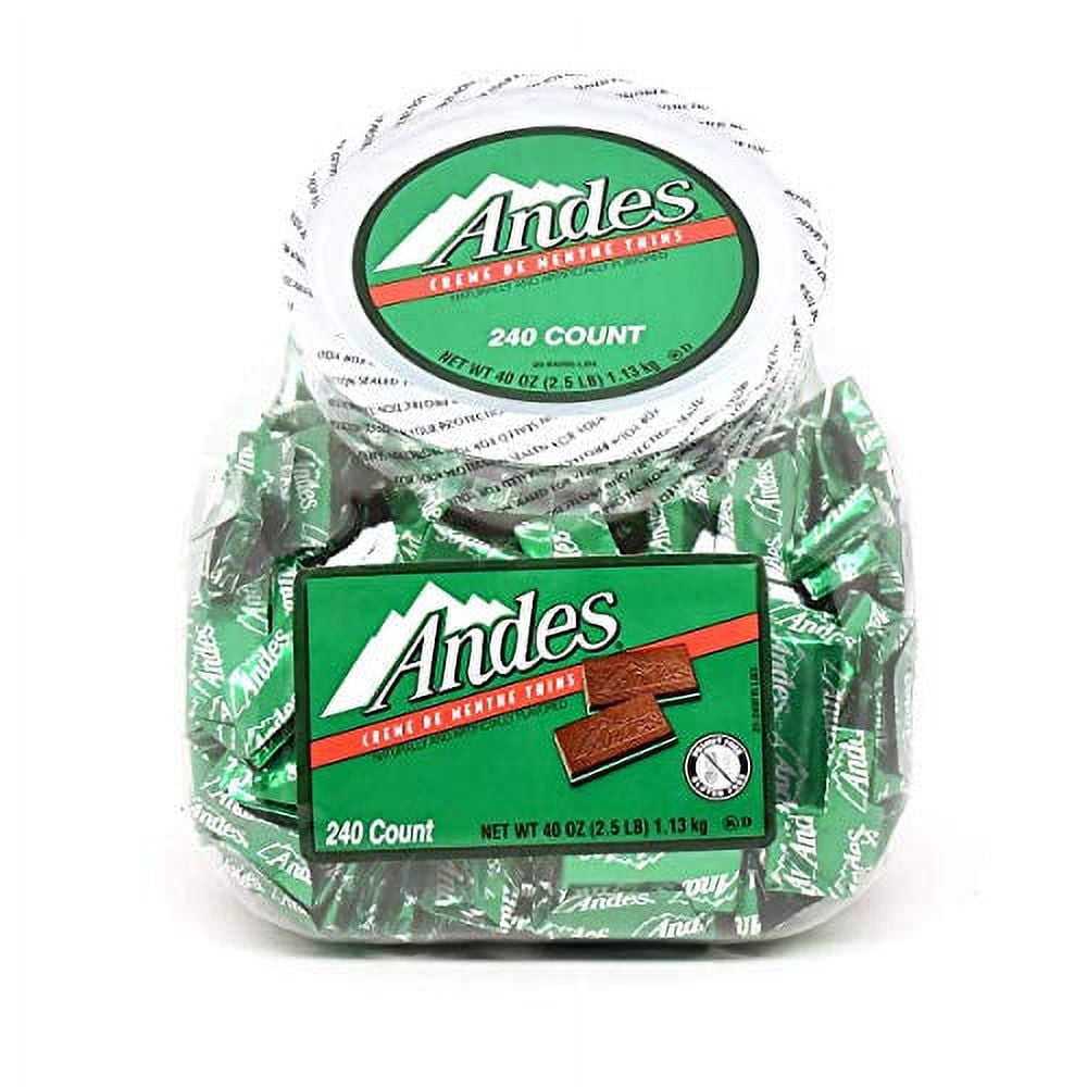 Andes Crème De Menthe Individually Wrapped, Thin Mints, 240 Count ...
