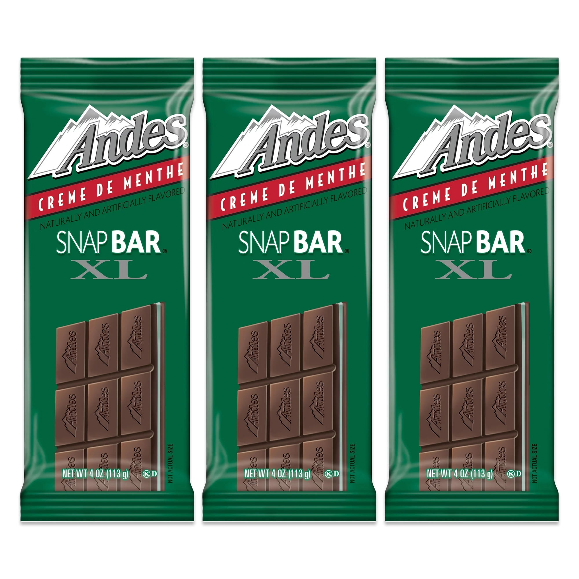 Andes Creme De Menthe XL Snap Bar (Pack of 3) - Walmart.com