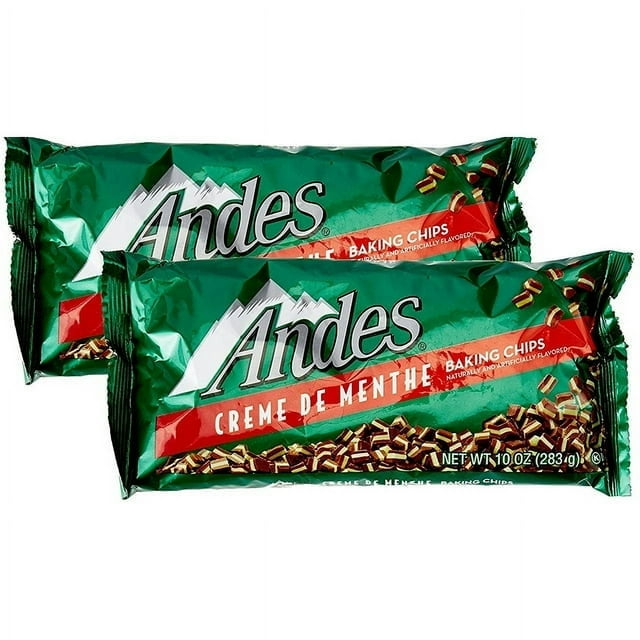 Andes Creme de Menthe Chocolate Mint Baking Chips, 10oz, 2 Unit Pack ...