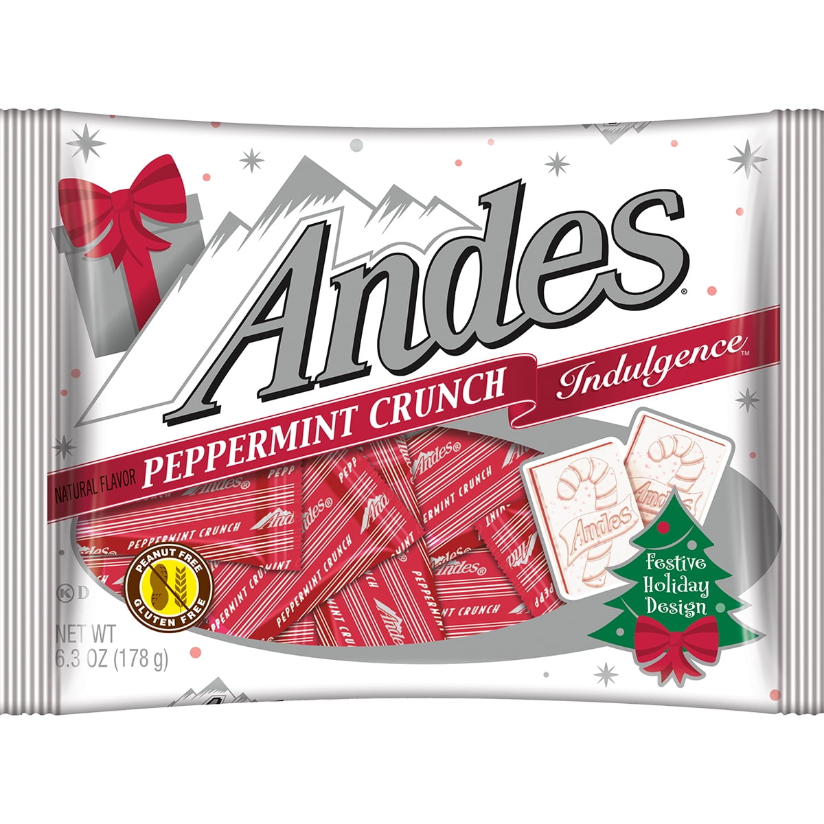 Andes, Peppermint Crunch, Individually Wrapped Mints, Peanut Free ...