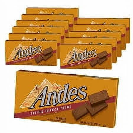 Andes Toffee Crunch Thins - Creamy Chocolate with Sweet Crunchy Toffee ...