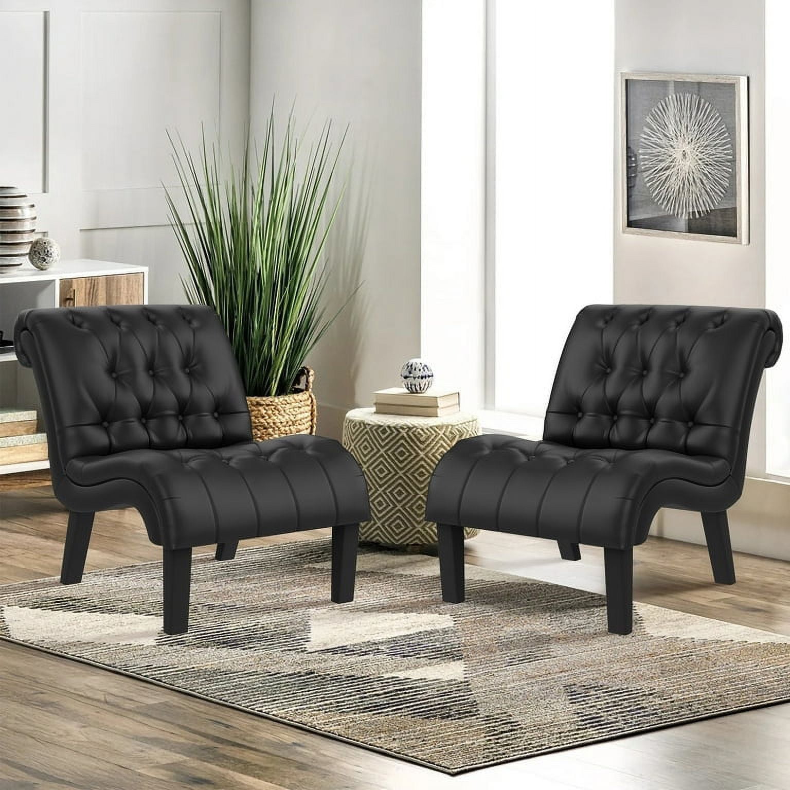 Free Shipping! Andeworld Accent Chairs Set of 2 Living Room Bedroom ...