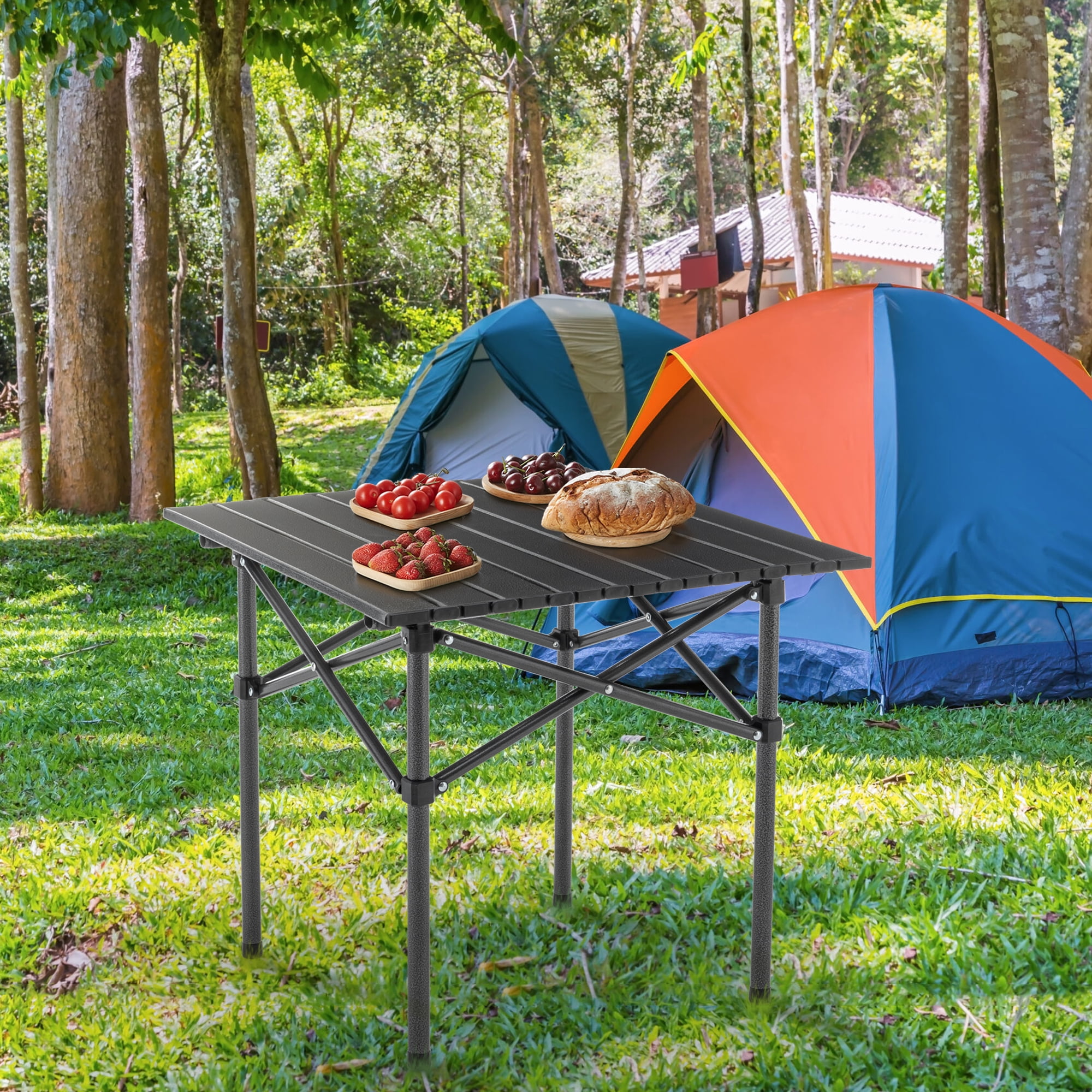 Andeworld Floding Camping Table Portable Beach Table for Outdoor ...