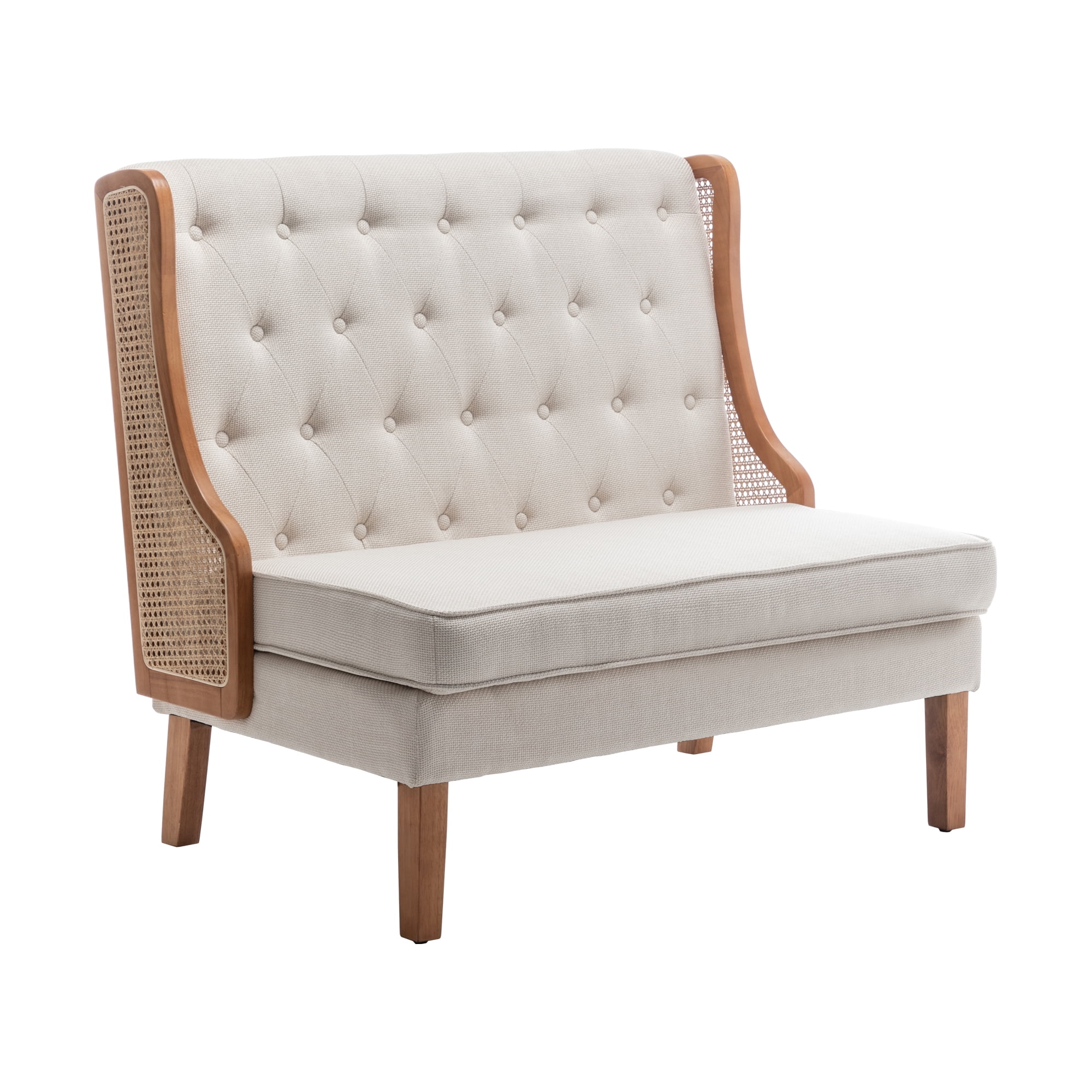 Andeworld Transitional All Ages Classic Linen Upholstered Seating
