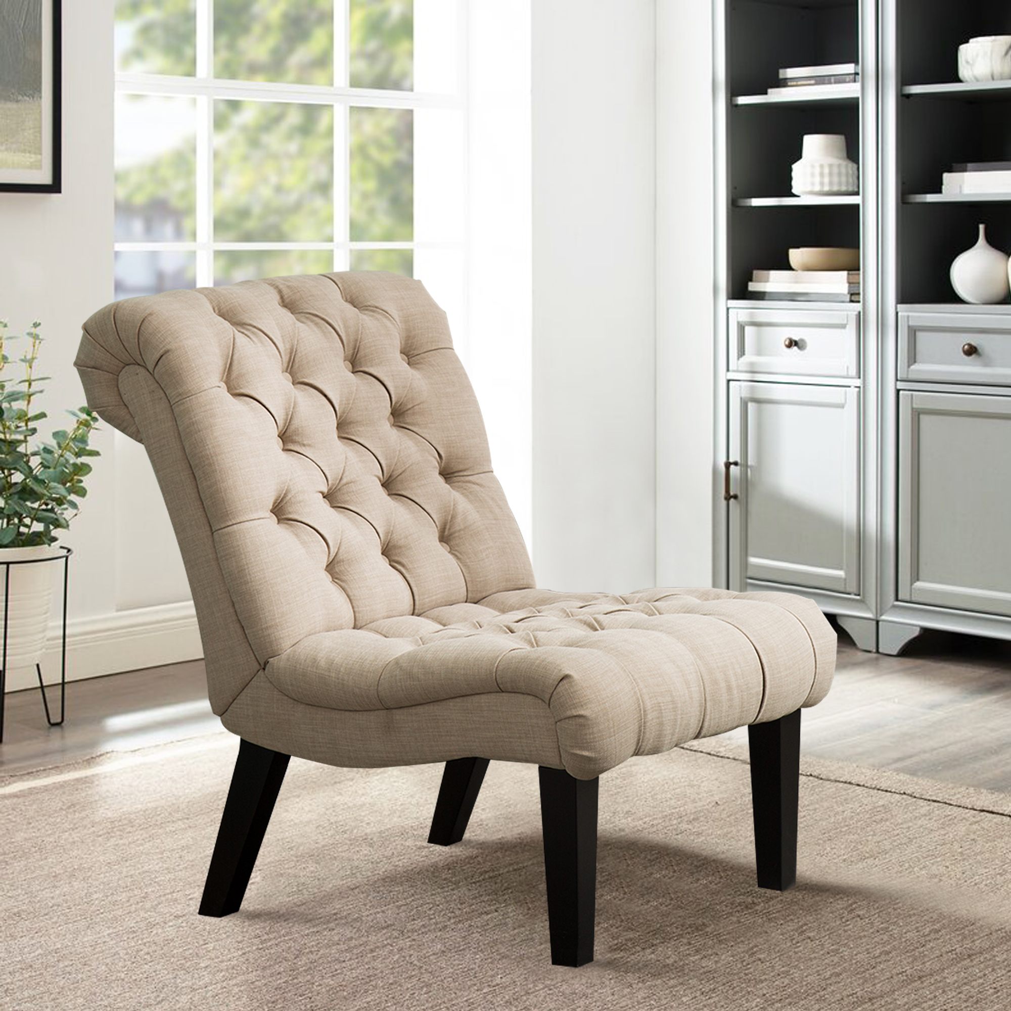 Andeworld Upholstered Accent Chair for Bedroom Living Room Chairs ...