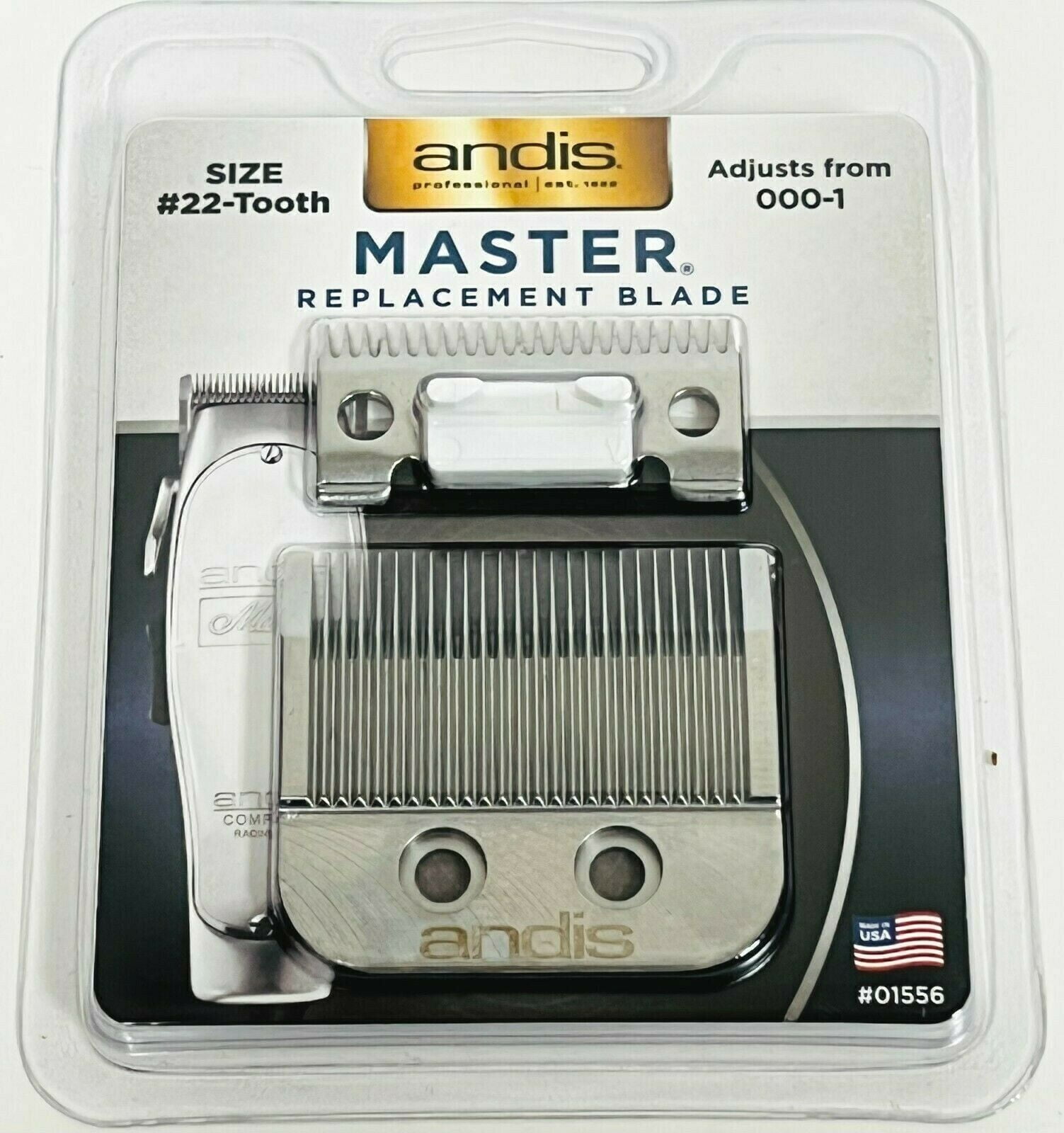 Andis #01556 Master Replacement Blade Size #22 Tooth Fits Model ML NEW ...