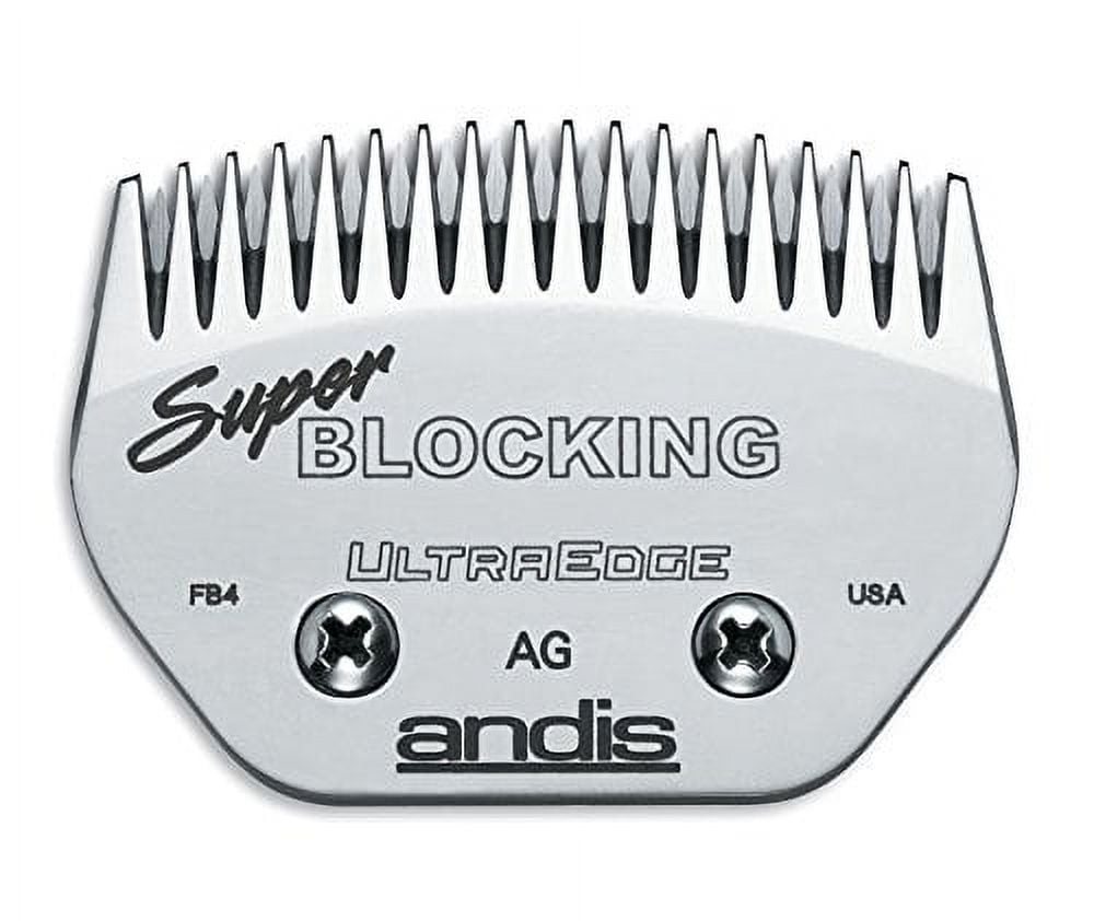 Andis Carbon-Infused Steel UltraEdge Super Blocking Dog Clipper Blade ...