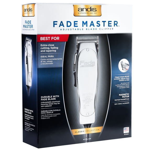 Andis Fade Master Clipper 01690 And a set of 9 Nano DOUBLE Magnet Combs ...