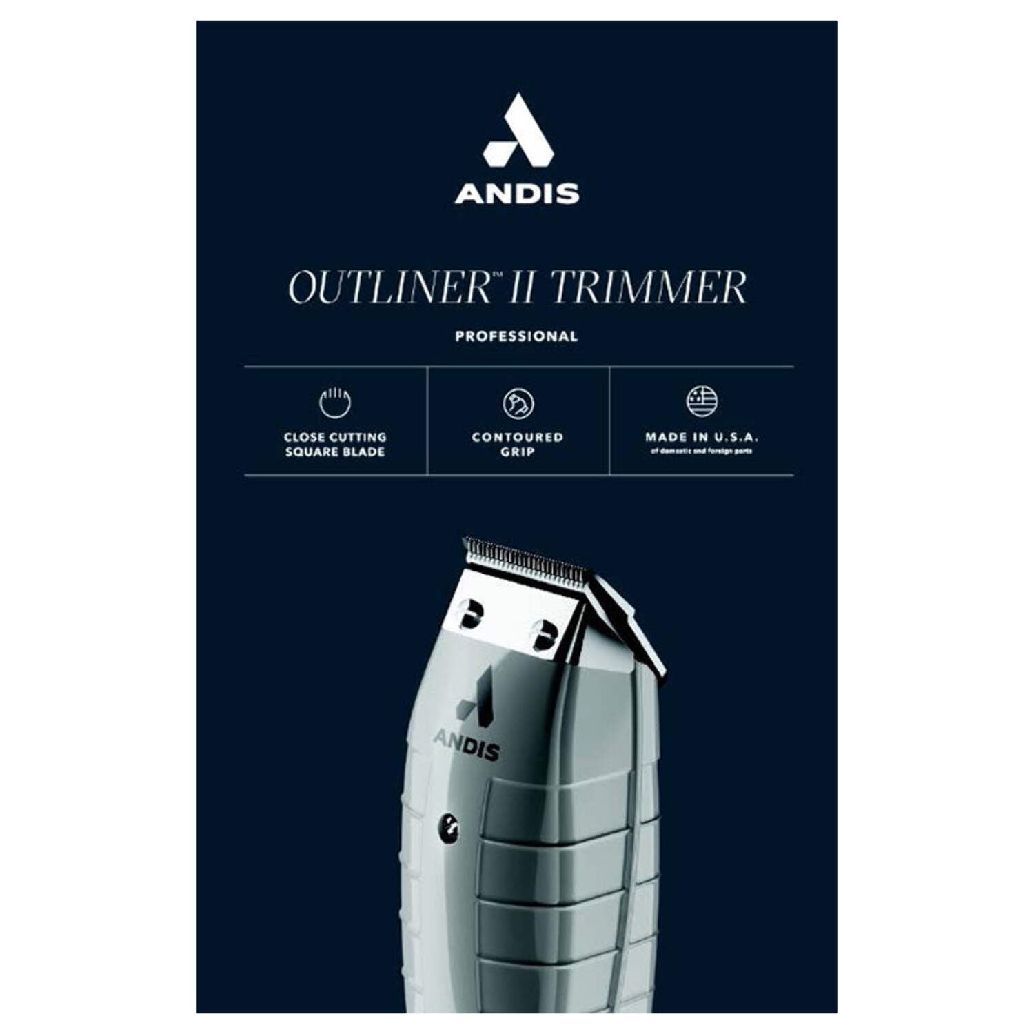 Andis Outliner II Professional Hair Trimmer Square Blade 04685 ...