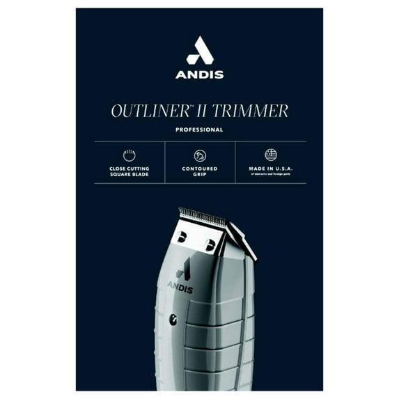 Andis Outliner II Professional Hair Trimmer Square Blade 04685 - Walmart.com