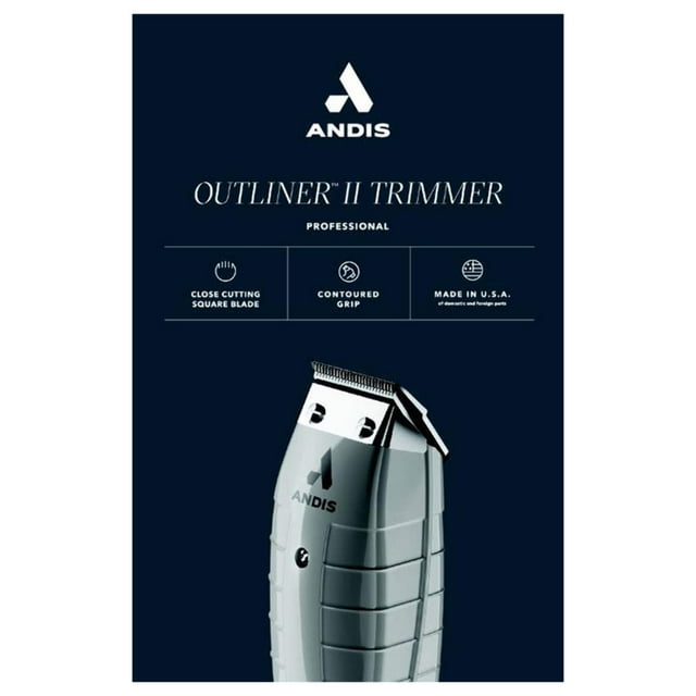 Andis Outliner II Professional Hair Trimmer Square Blade 04685 ...