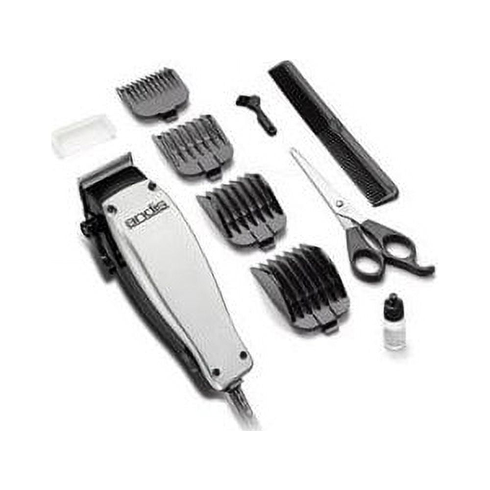 Andis Stainless Steel Home Haircutting Kit, Silver, 10 Pieces - Walmart.com