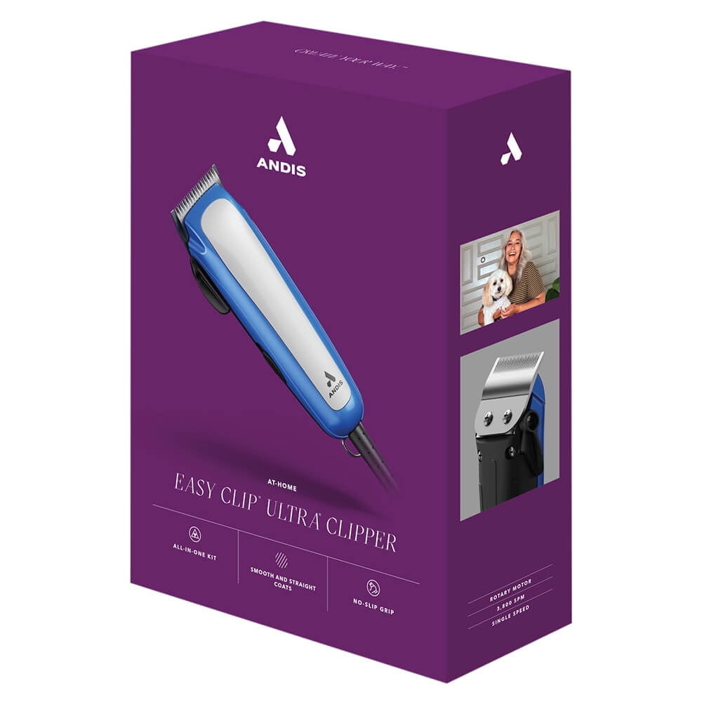 Andis Easy Clip Ultra Adjustable Blade Pet Clipper Kit, 10 Pieces ...