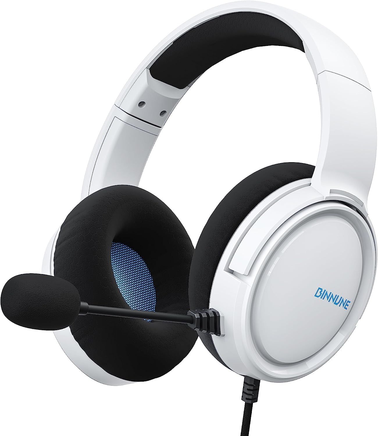 Andoe Wired Gaming Headset, Gamer Headphones with Mic for PS5, PS4, PC ...