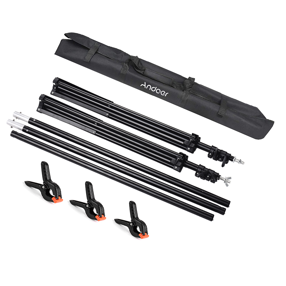 Andoer 2.8 X /9.2 X 10ft Studio Backdrop Stand Bracket Aluminum Alloy ...