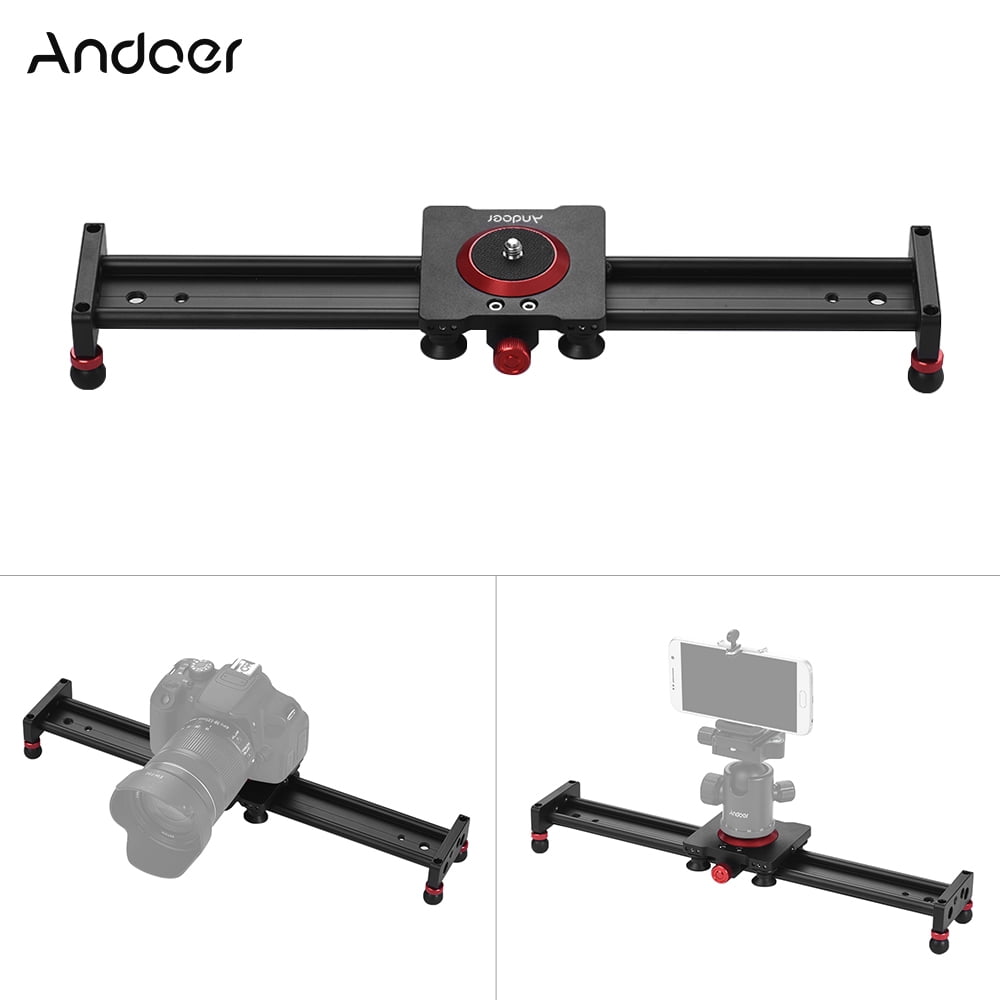 Andoer 40cm16inch Aluminum Alloy Track Slider Video Stabilizer Rail for ...