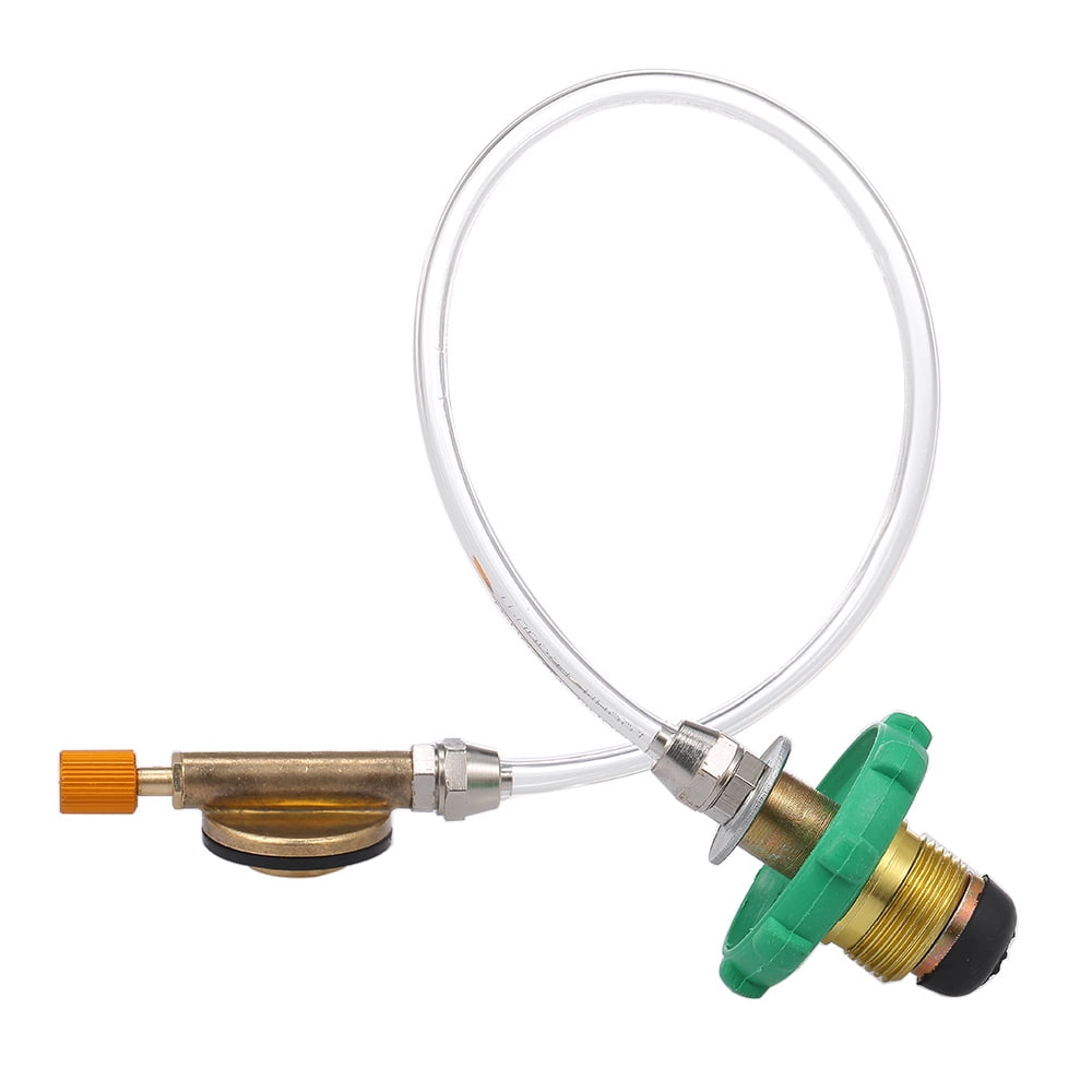 Andoer Brass Camping Stove Propane Refill Adapter, Easy Fuel Refilling ...