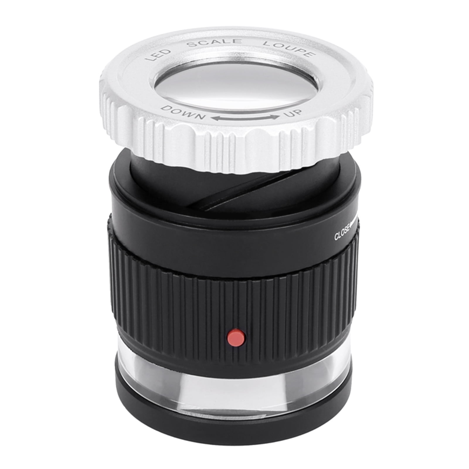 Andoer Compact LED Scale Loupe 30X Magnifier for Jewelry with 3 LED ...