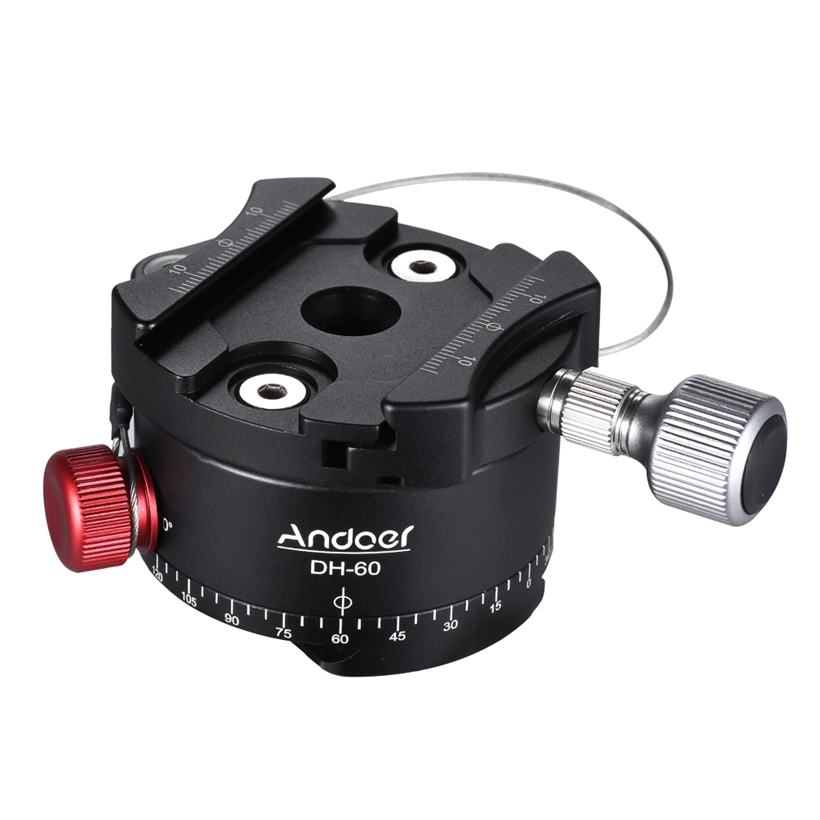 Andoer DH-60 Panoramic Ball Head Indexing Rotator HDR Tripod Head ...