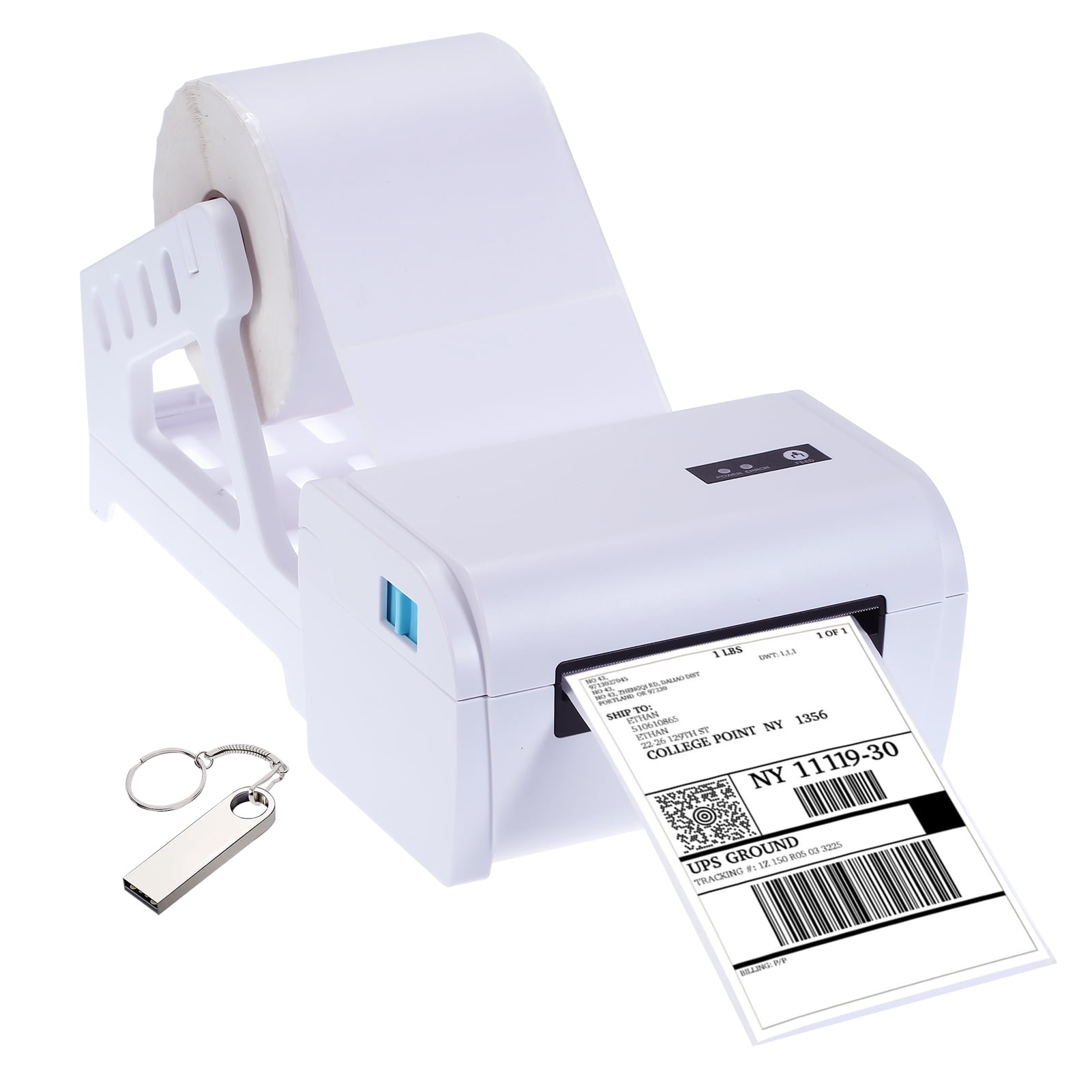 Andoer Desktop Thermal Label Printer for 4x6 Shipping Package Label ...