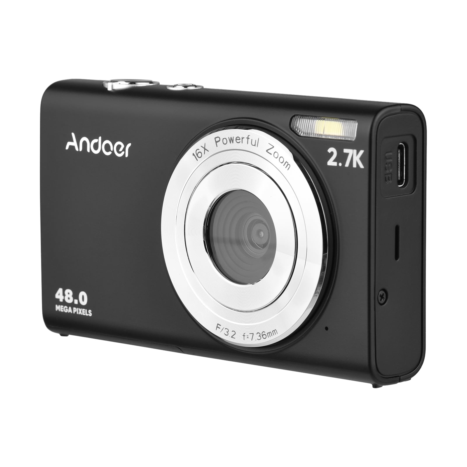 Andoer Digital Camera,Camera Video 48MP 2.88 Inch IPS Built-in LED Fill ...