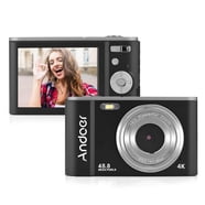 Andoer Portable Digital Camera 48MP 2.7K 2.88-inch IPS Screen 16X Zoom ...
