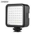 Pretfy Andoer W49 Interlock Camera LED Panel Light, Dimmable, 49 LED ...
