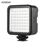 Pretfy Andoer W49 Interlock Camera LED Panel Light, Dimmable, 49 LED ...