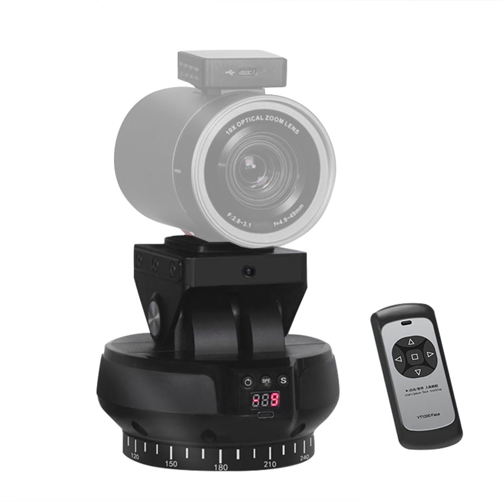 Andoer YT1200 Face Motorized Pan Tilt Head 2- Panoramic Head AI Smart ...