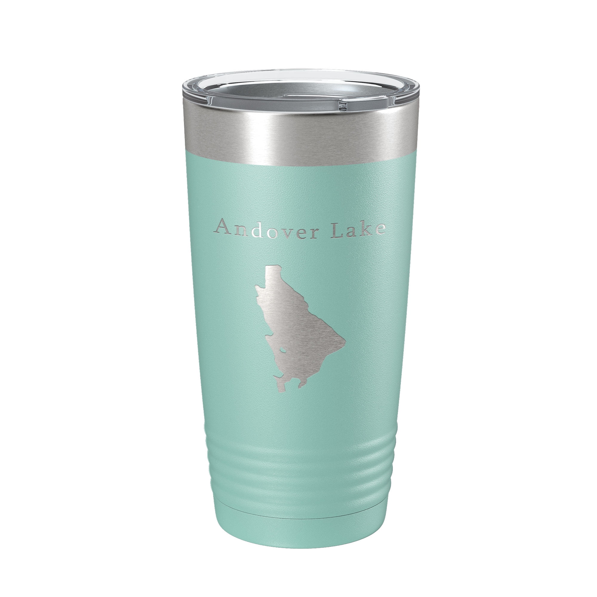 Andover Lake Map Tumbler Travel Mug Insulated Laser Engraved Coffee Cup ...