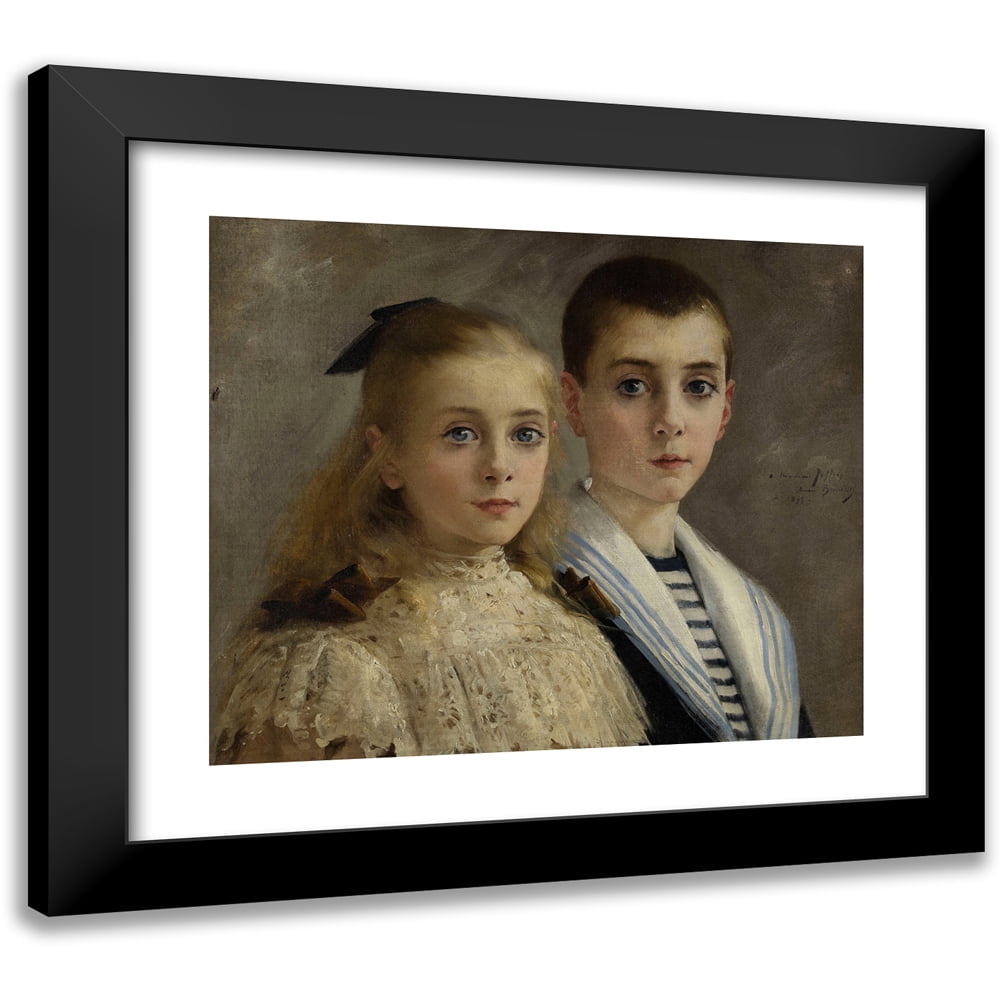 André Brouillet 17x15 Black Modern Framed Museum Art Print Titled ...