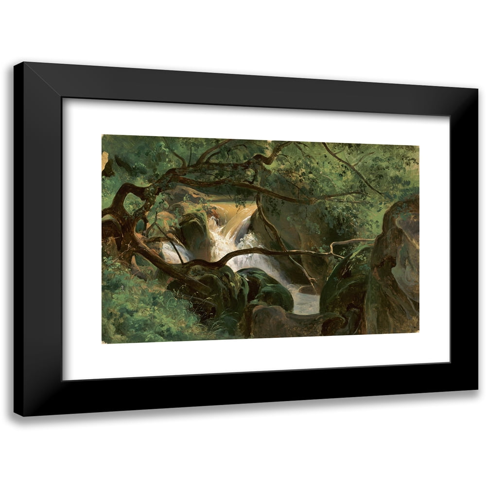 André Giroux 24x17 Black Modern Framed Museum Art Print Titled - Forest ...