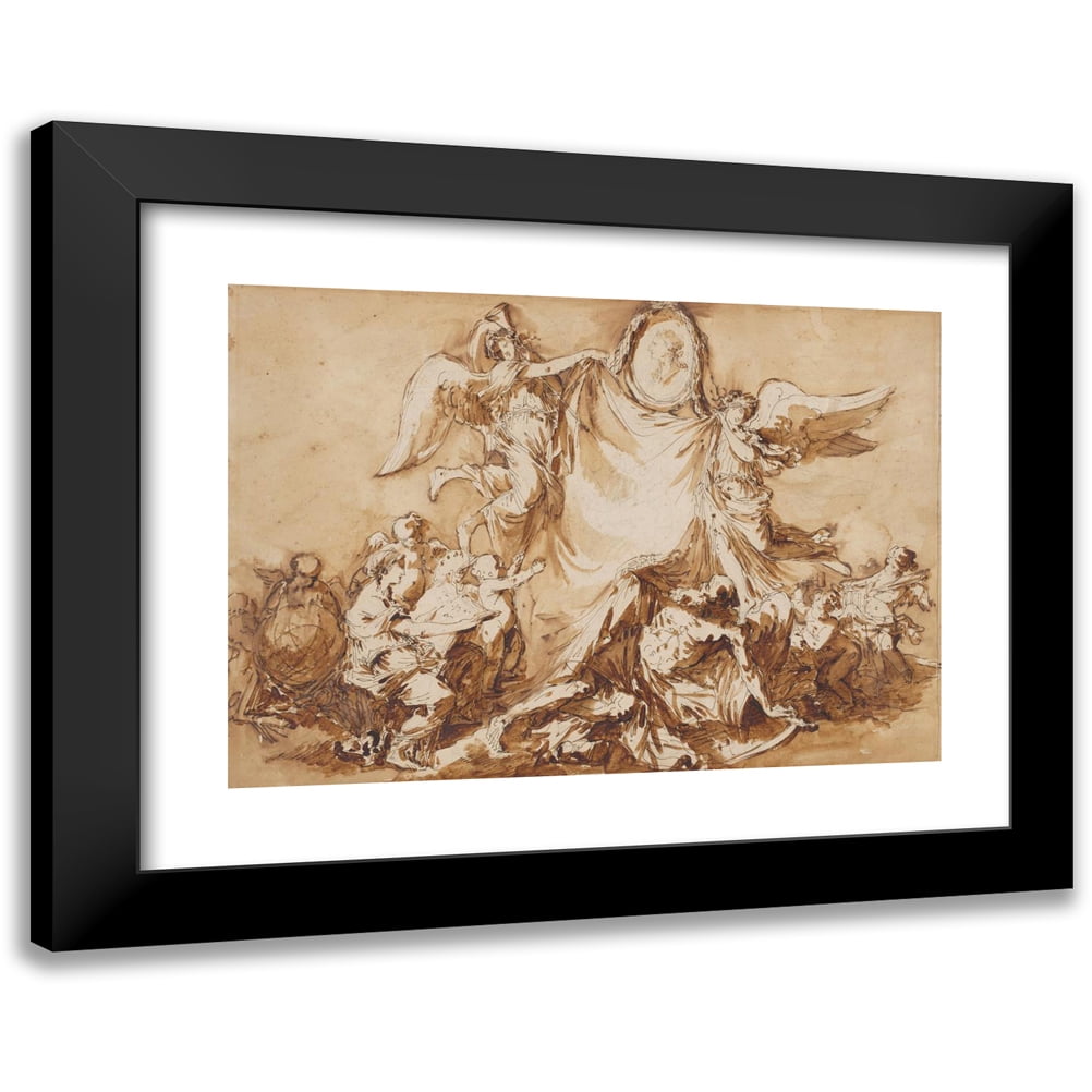 André Jean Lebrun 18x14 Black Modern Framed Museum Art Print Titled ...