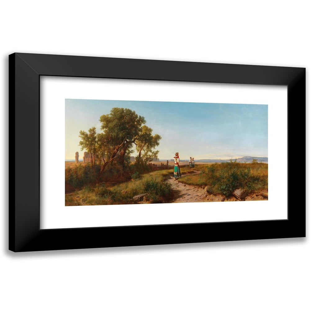 András Markó 18x11 Black Modern Framed Museum Art Print Titled - Roman ...