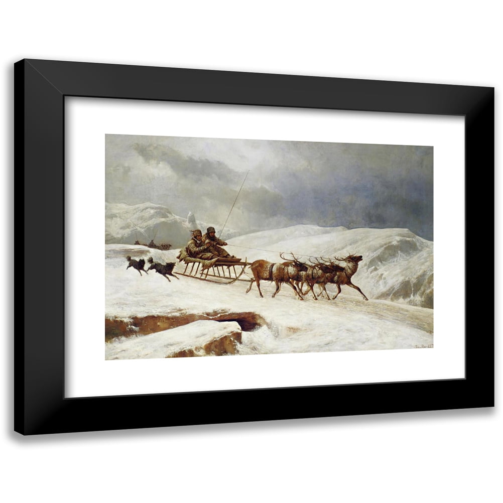 András Markó 18x14 Black Modern Framed Museum Art Print Titled - A ...