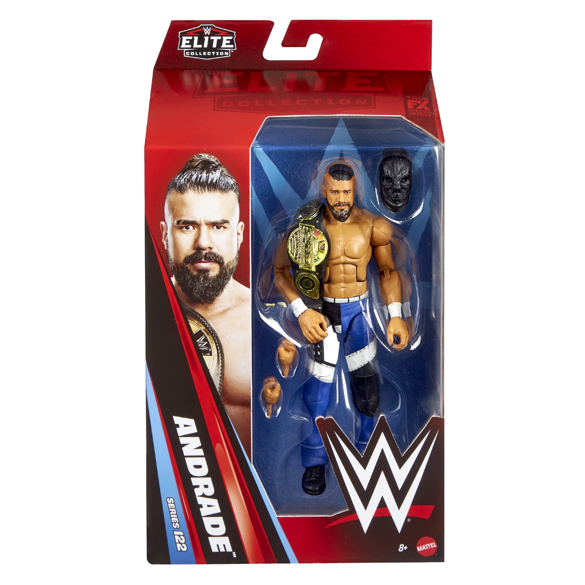 Andrade (with Speed Title) - WWE Elite 122 Mattel WWE Toy Wrestling ...