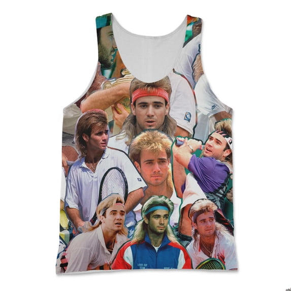 Andre Agassi Photo Collage Tank Top - Walmart.com