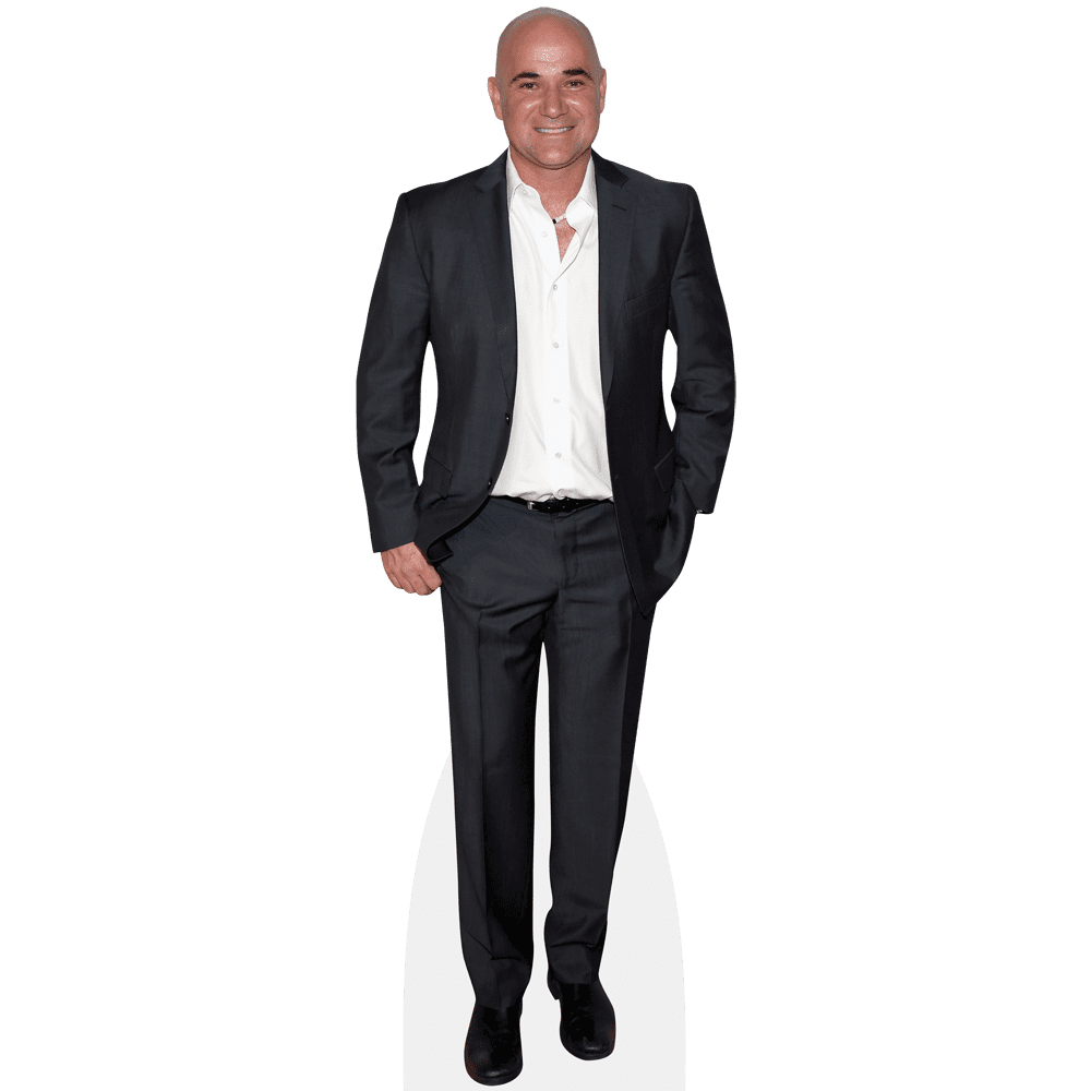 Andre Agassi Suit Mini Cardboard Cutout Standee