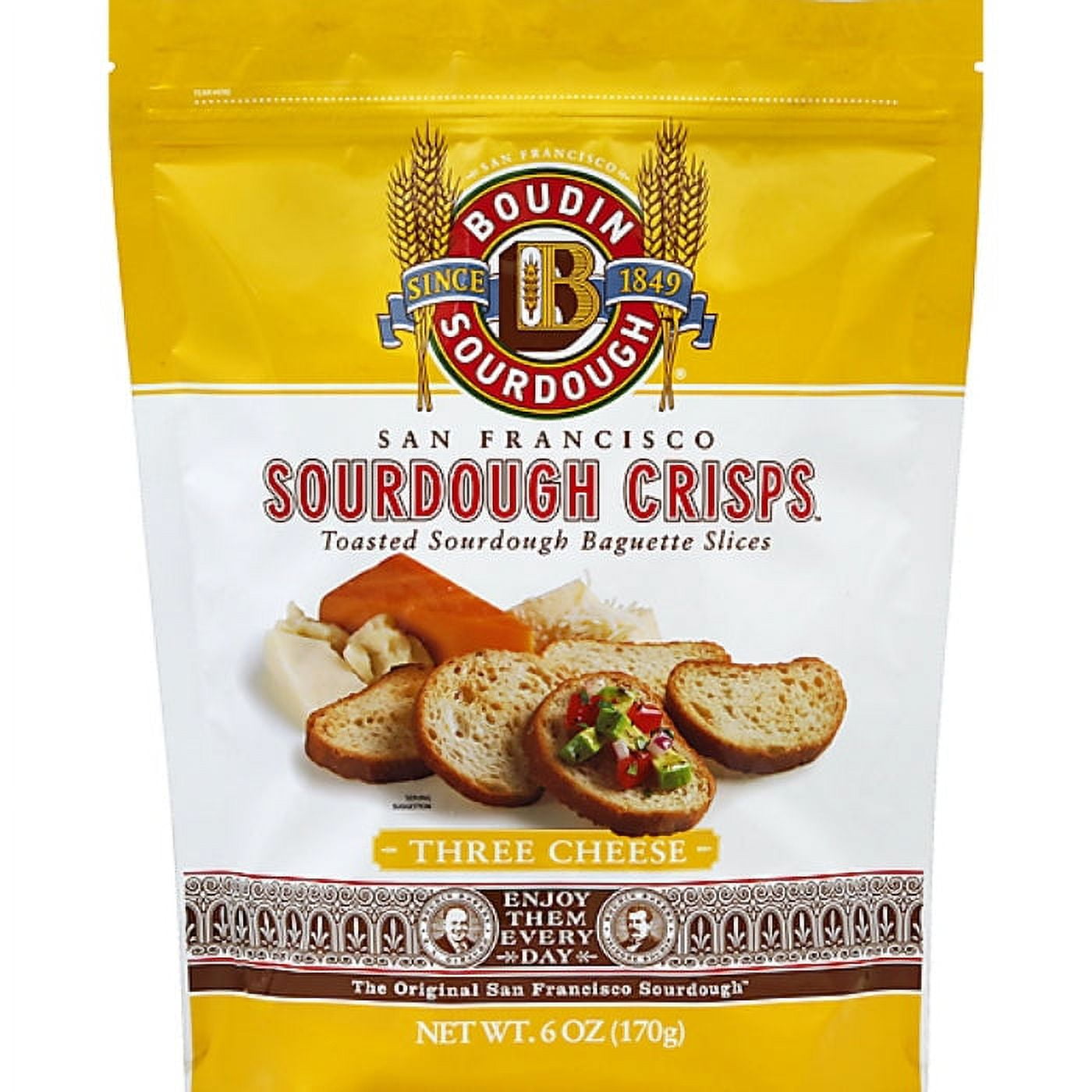 Andre Boudin Bakery Boudin Sourdough Crisps, 6 oz - Walmart.com