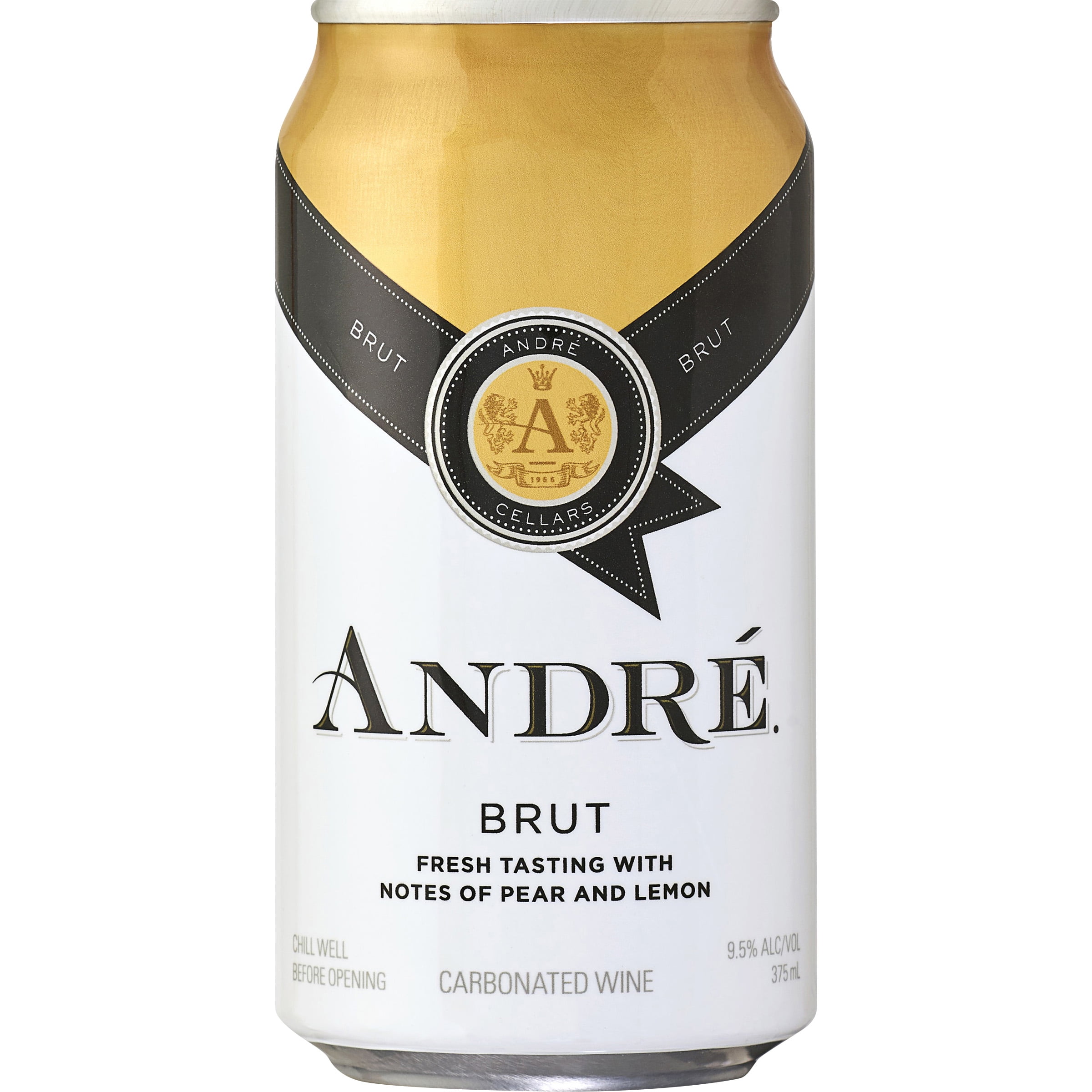 Andre Champagne Brut Sparkling White Wine, 375ml Can - Walmart.com