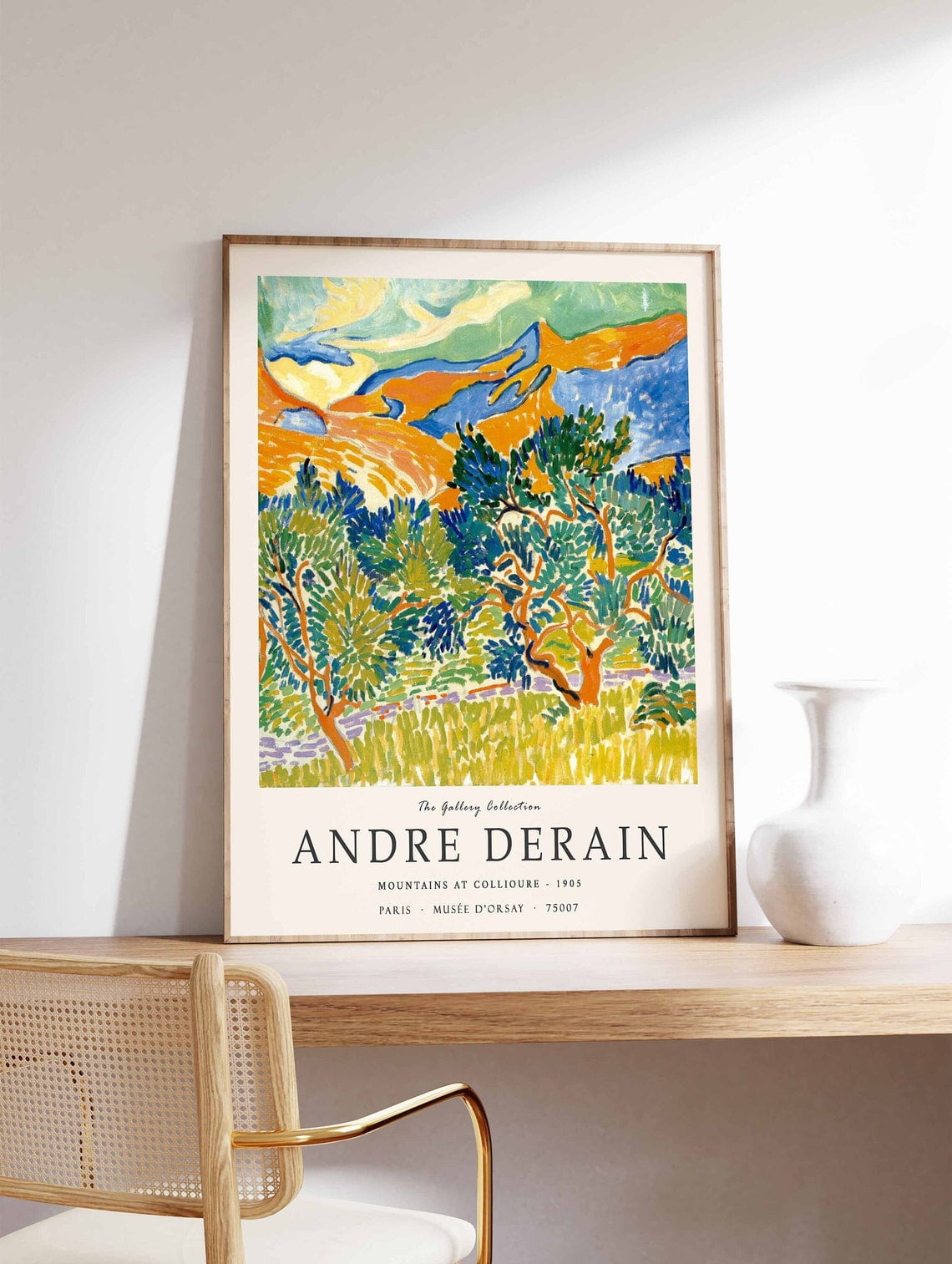 Andre Derain Exhibition Poster, Mountains At Collioure, French ...