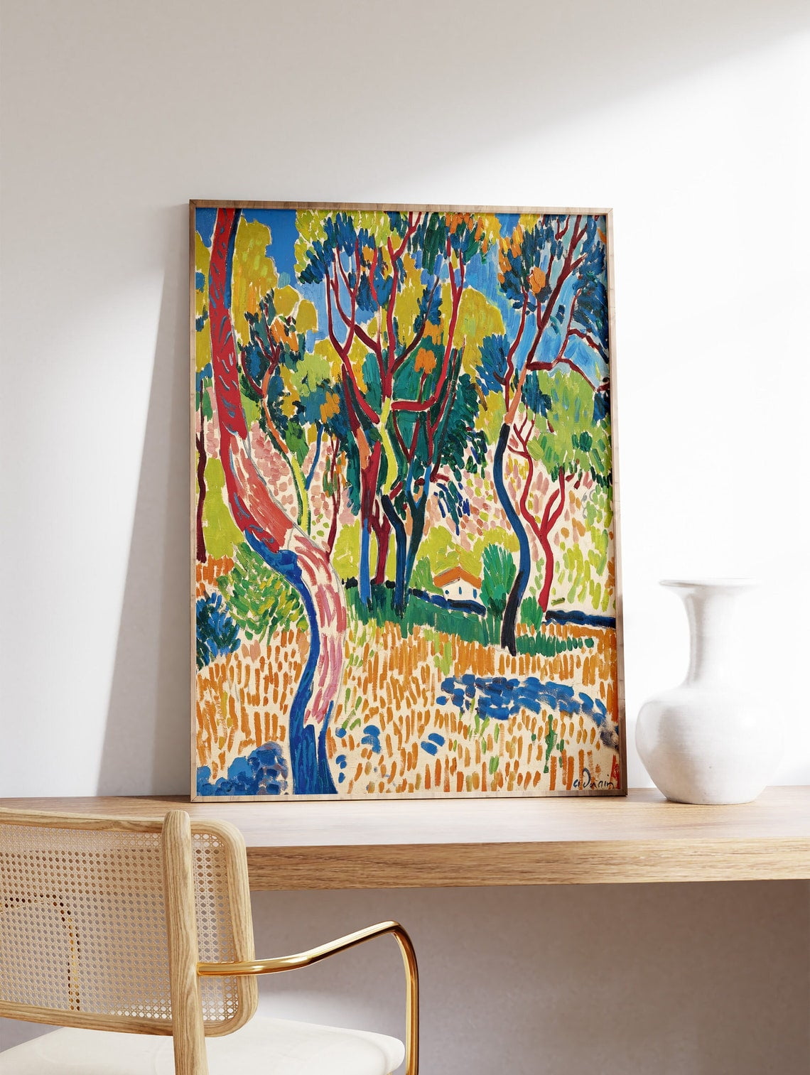 Andre Derain Poster, Arbres À Collioure, Fauvist Print, Expressionist ...