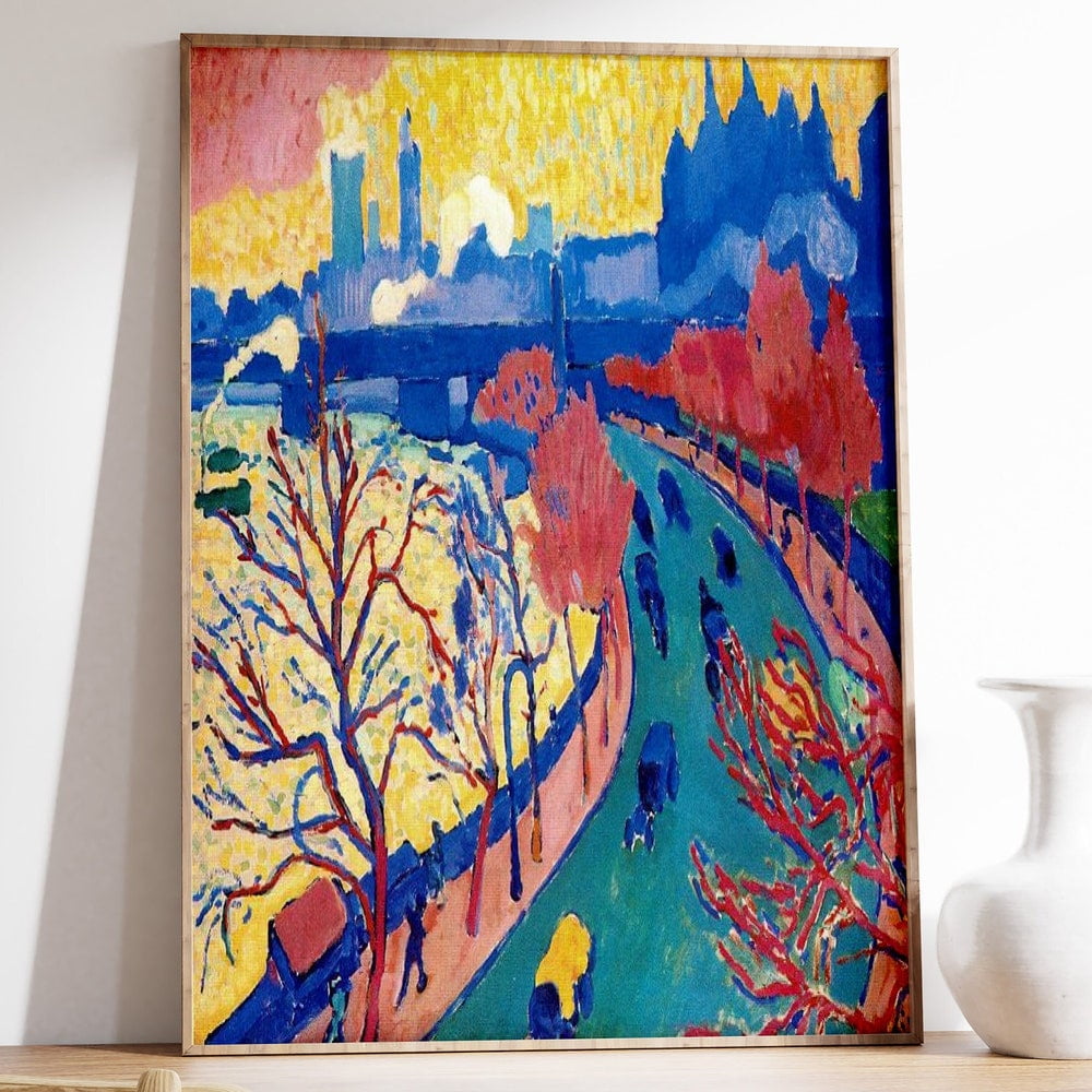 Andre Derain Poster, Charing Cross Bridge, Fauvist Print, Expressionist ...