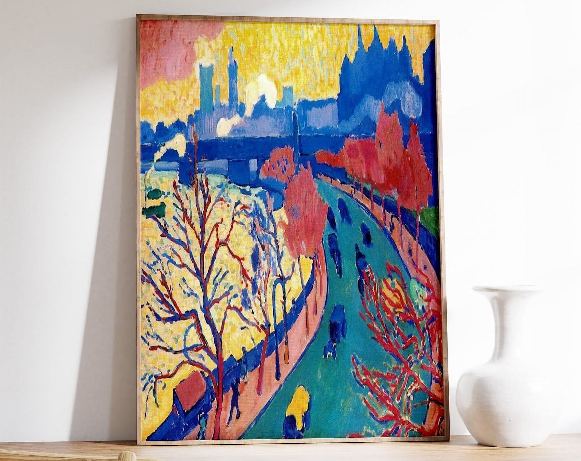 Andre Derain Poster, Charing Cross Bridge, Fauvist Print, Expressionist ...