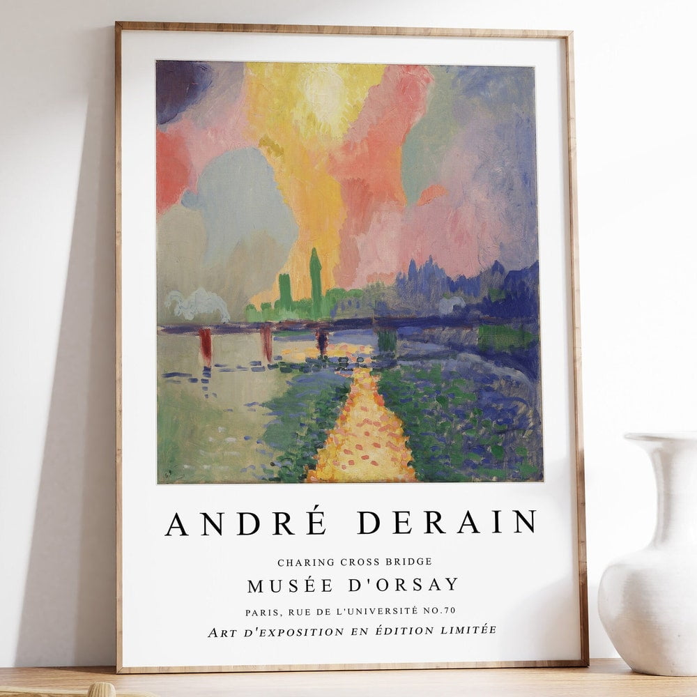 Andre Derain Poster, Charing Cross Bridge London, French Expressionist ...