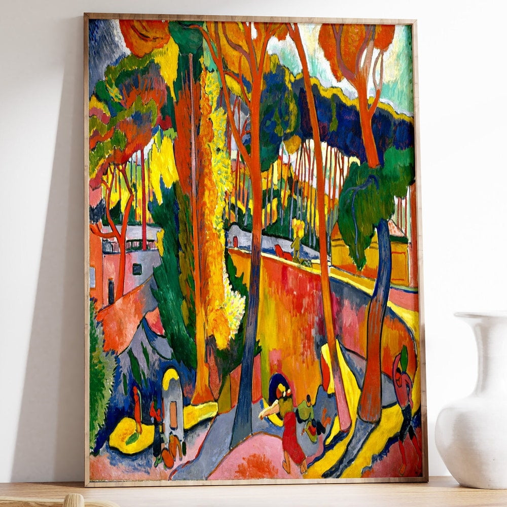 Andre Derain Poster, The Turning Road, Fauvist Print, Expressionist Art ...