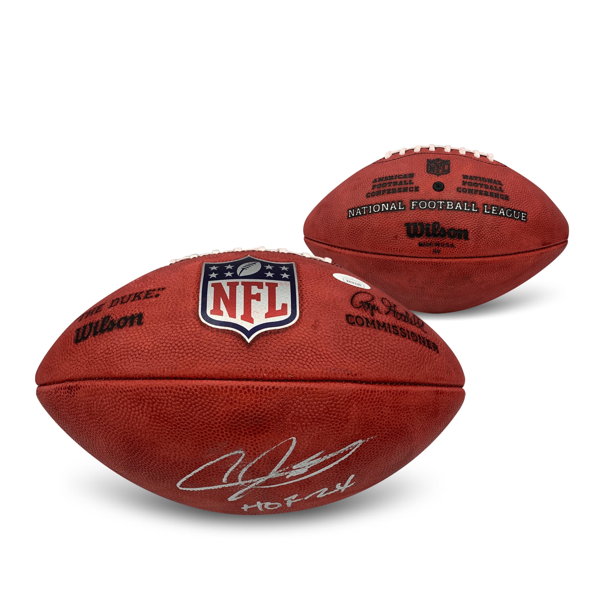 Andre Johnson Autographed Authentic NFL Game Signed Football HOF 2024 ...