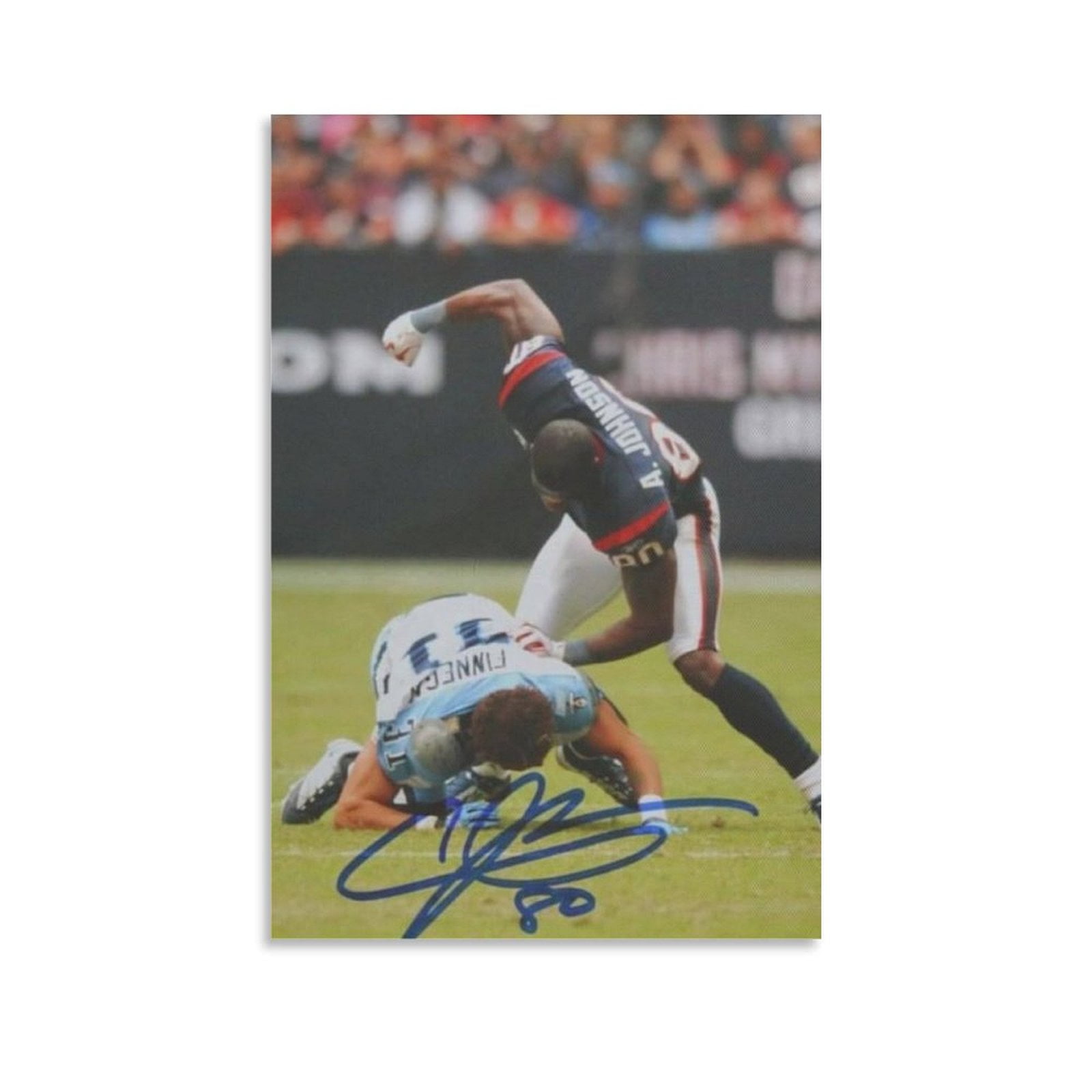 Andre Johnson Poster Boxer Canvaaer Bedroom Decor (2) Canvas Wall Art ...