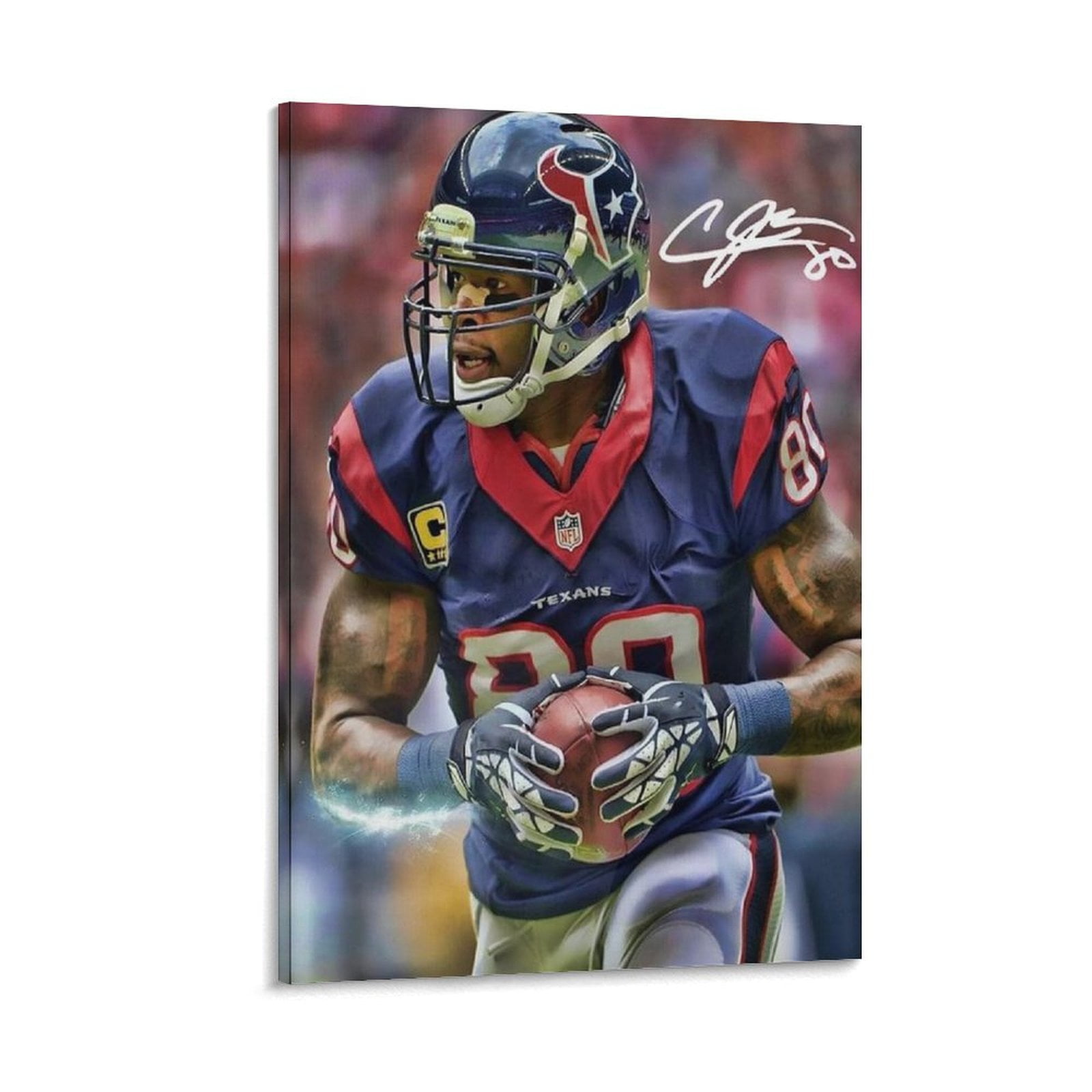 Andre Johnson Poster Boxer Canvaaer Bedroom Decor Room Aesthetic Poster ...